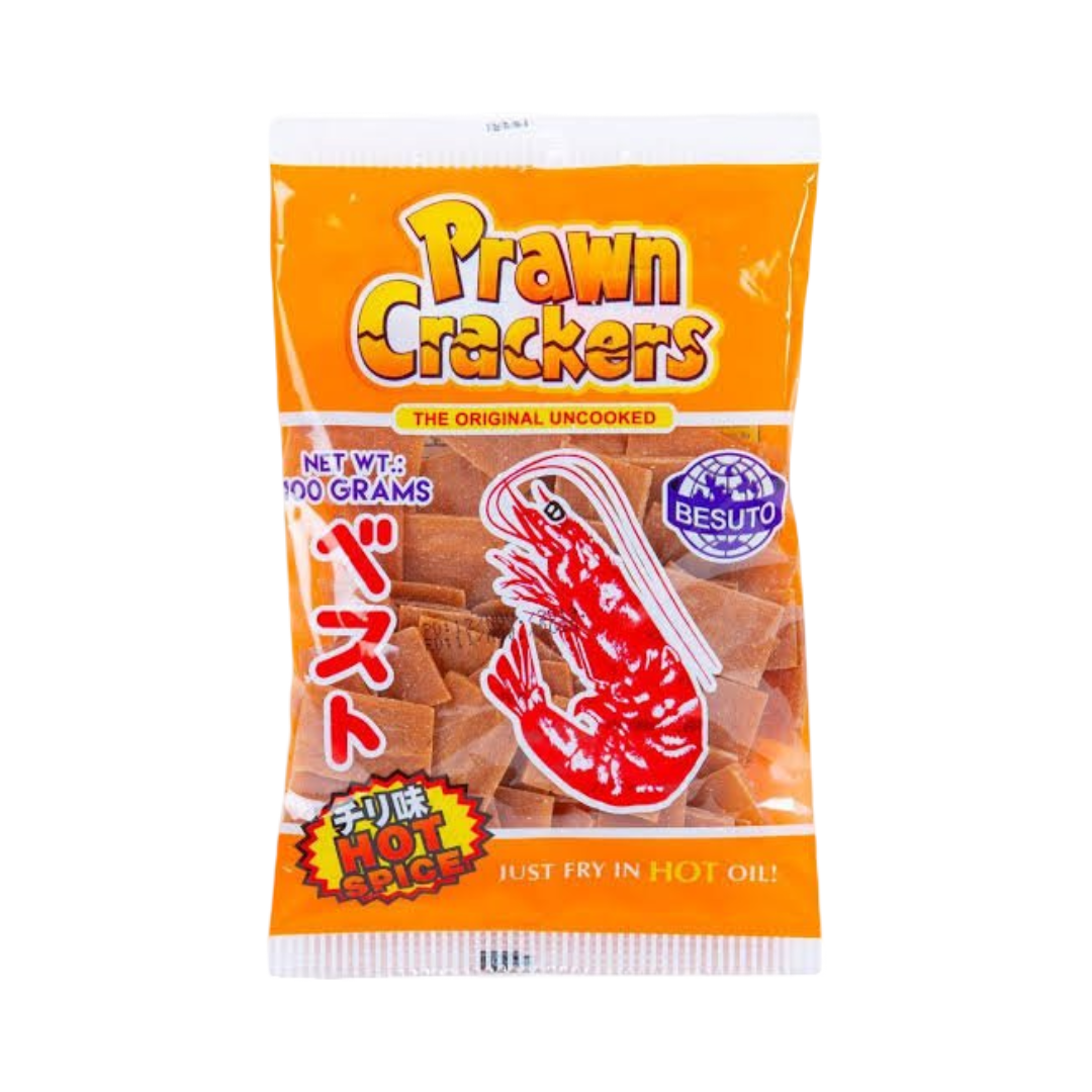 Besuto Prawn Crackers - Hot and Spicy 250g – Cabayan Mart