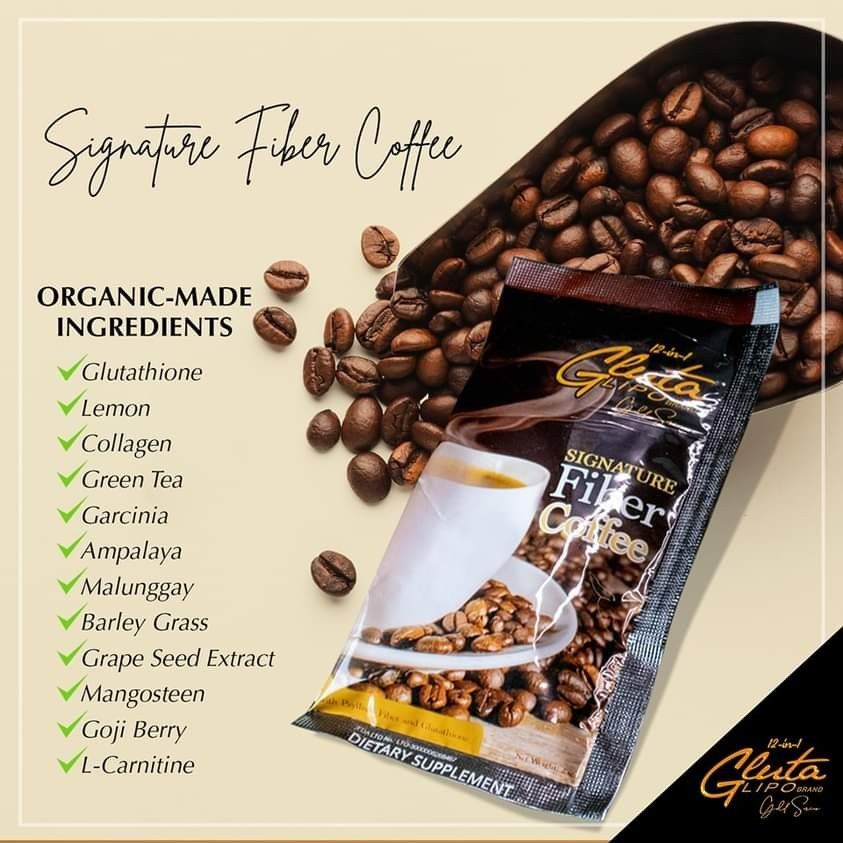 Glutalipo Gold Fiber Coffee – Cabayan Mart